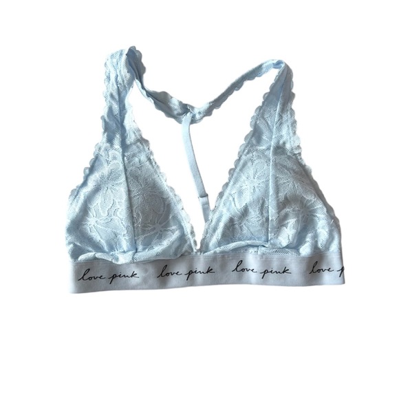 PINK Victoria's Secret | Intimates & Sleepwear | Light Blue Lace ...